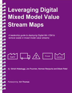Leveraging Digital Mixed Model Value Stream Maps | eVSM